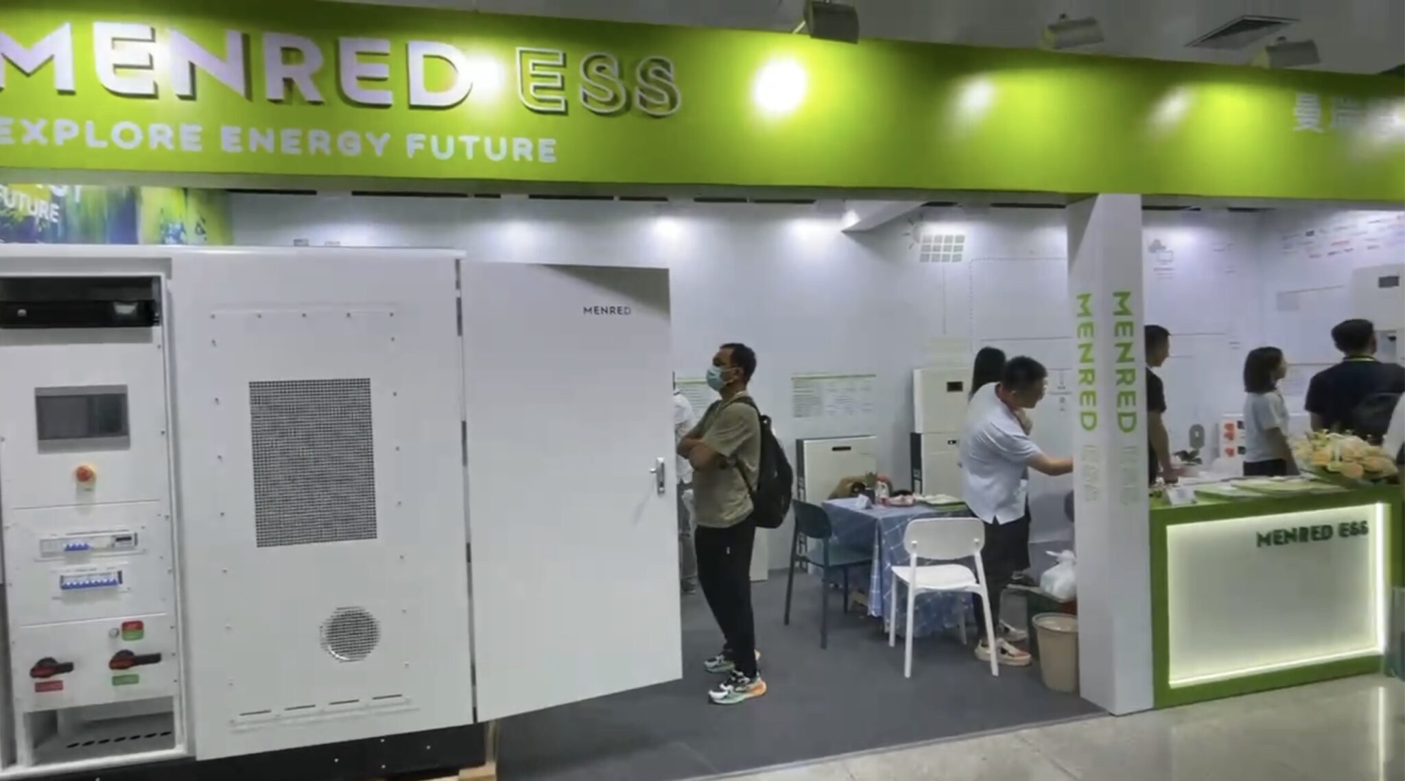 Meeting MENRED ESS @2024 Yiwu PV&ESS Fair - MENRED ESS@Explore energy future
