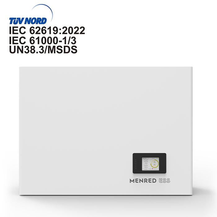 TUV Approved LFP.6144.W 51.2V LiFePO4 Battery - 6.144kWh - MENRED ESS - Explore energy future