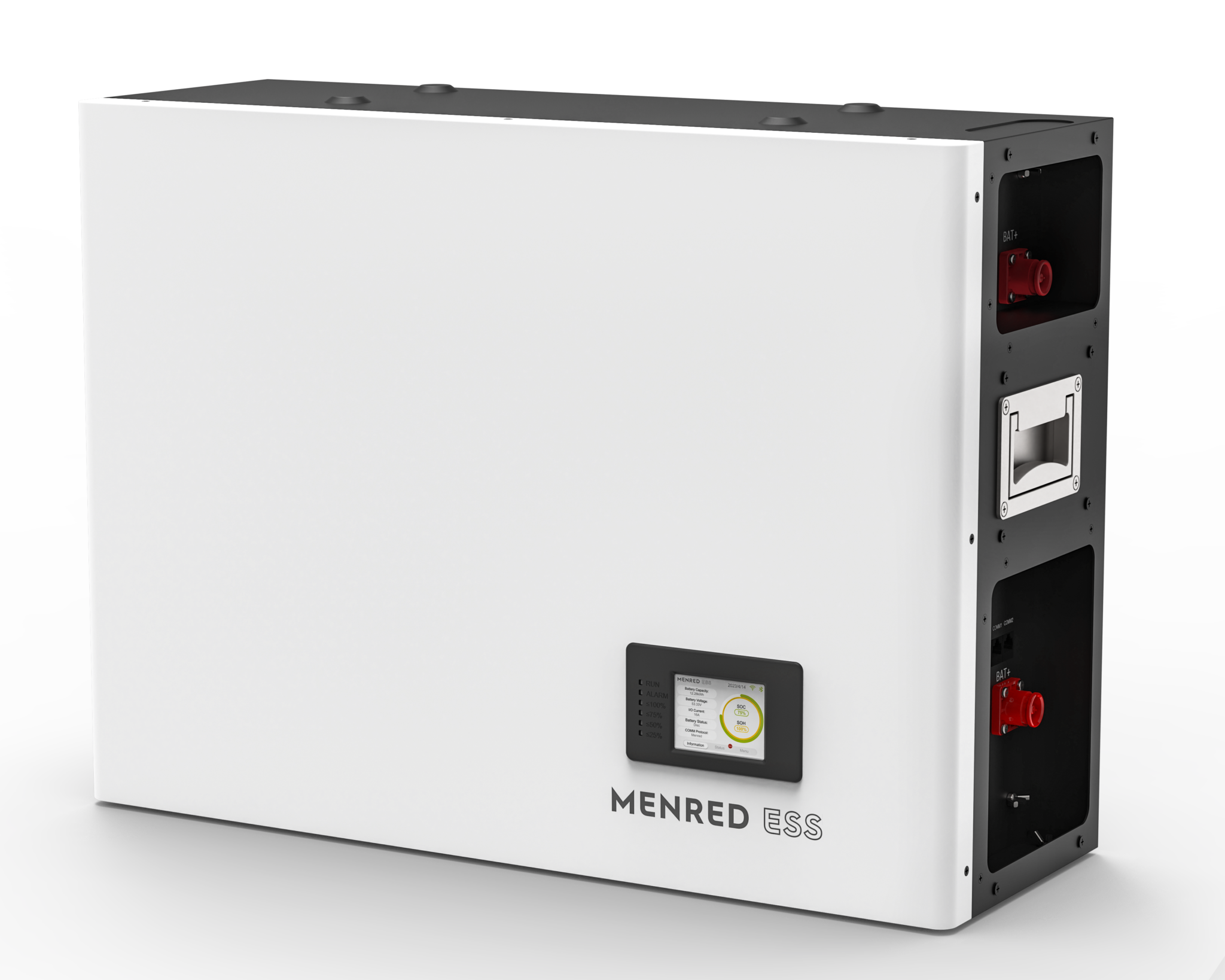 TUV Approved LFP.6144.W 51.2V LiFePO4 Battery - 6.144kWh - MENRED ESS - Explore energy future