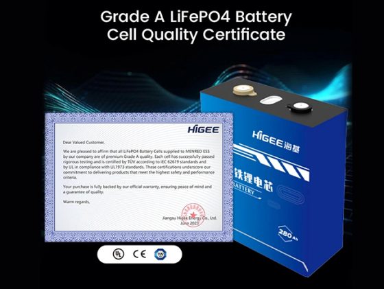 TUV Approved LFP.6144.W 51.2V LiFePO4 Battery - 6.144kWh - MENRED ESS@Explore energy future